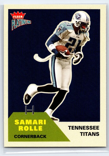 2002 Fleer Platinum #21 Samari Rolle | eBay