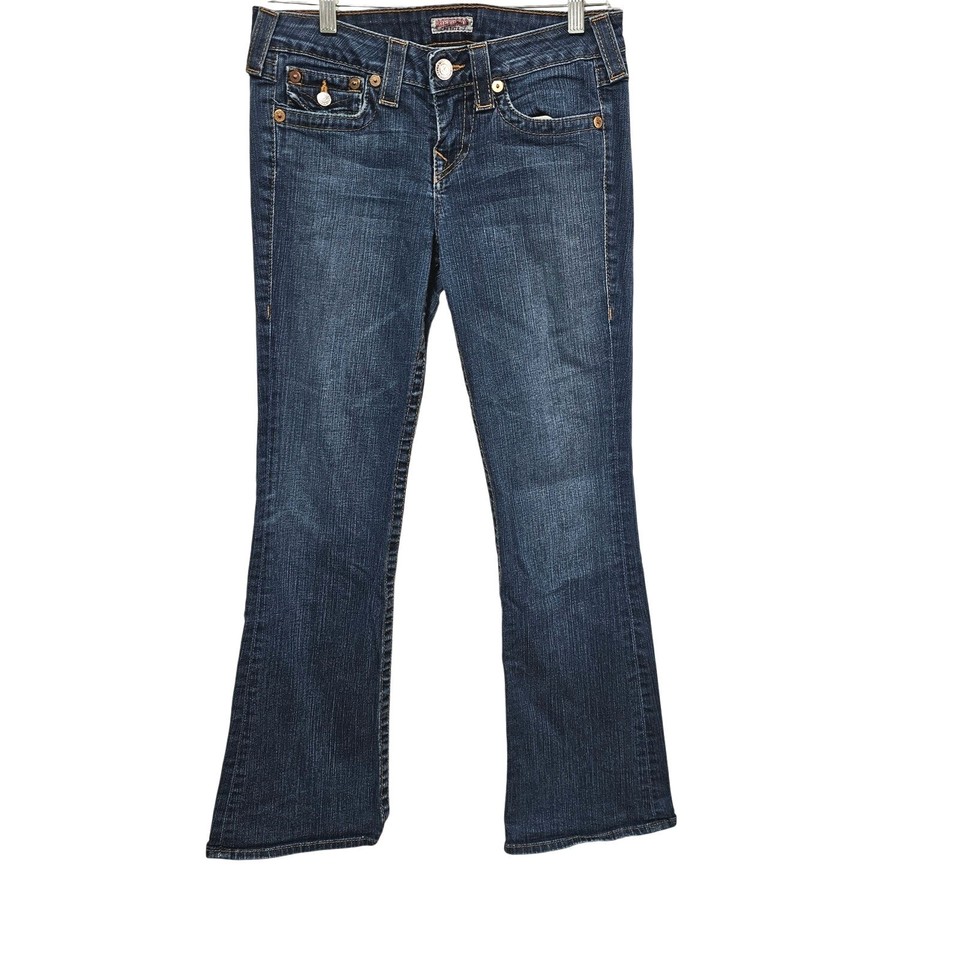 True Religion Becky Bootcut Jeans Women's Size 29 Y2K Low Rise Flap ...