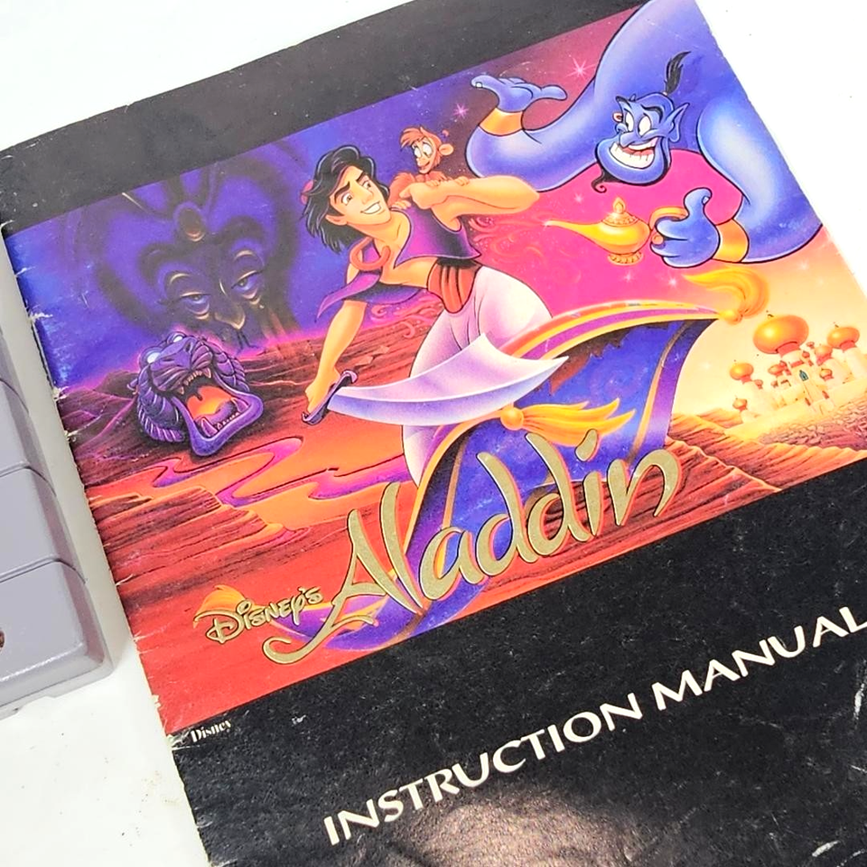 Disney's Aladdin Super Nintendo SNES Authentic VTG | eBay