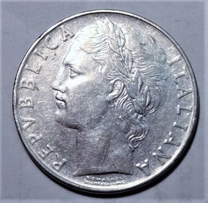 Repvbblica Italiana L.100 1956R Italian Italy Coin | eBay