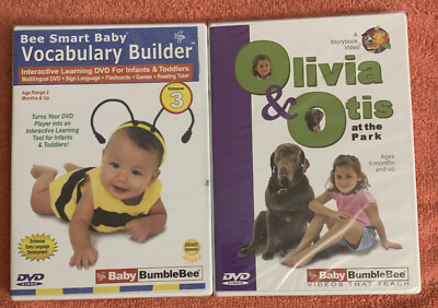Bee Smart Baby - Vocabulary Builder: Vol. 3 & Olivia & Otis (At The Park) Sealed 692937000323| eBay
