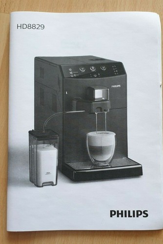 * Philips HD8829 Kaffeevollautomat / Bedienungsanleitung ...