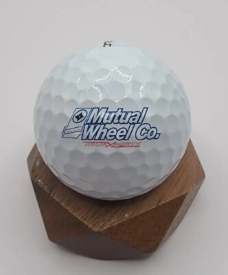 Mutual Wheel Co. Logo Golf Ball Titleist Collectors Ball Dark Blue ...