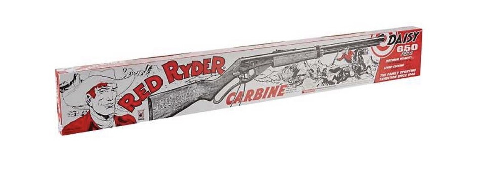 New in box, Daisy Red Rider ryder BB Gun .177 Cal Classic Wood Stock ...