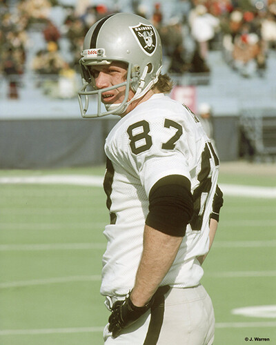 DAVE CASPER 1976 OAKLAND RAIDERS HOF 8X10 PHOTO | eBay