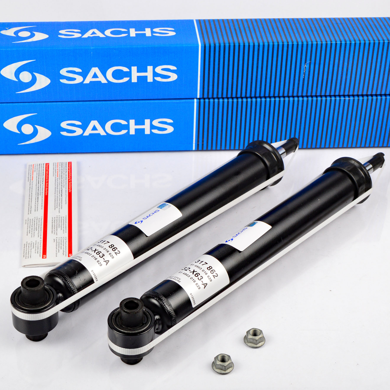 2x SACHS Stoßdämpfer Satz L+R Hinten für BMW F20 F21 F32-F36 OE ...