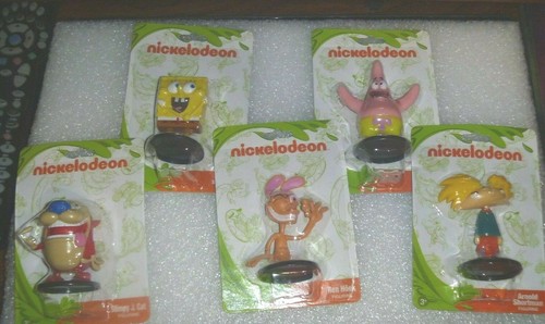 Complete Set of 5 Nickelodeon Cartoon Figurines~*~New And Mint in ...
