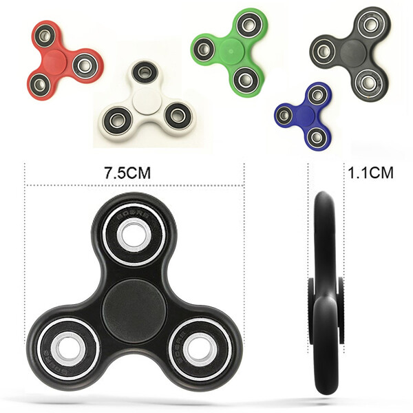 Hand Spinner Fidget Bearing Relaxing Hand Game anti Stress Finger Steel ...