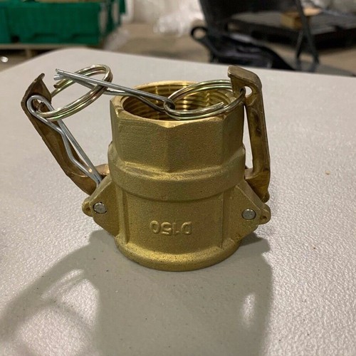 Camlock Coupler Brass 1-1/2" x 1-1/2" Female NPT D150-BR | eBay