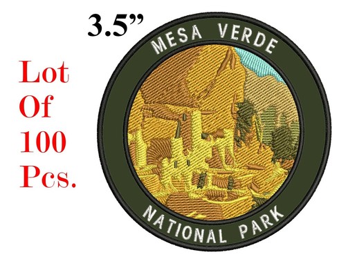 Mesa Verde National Park Embroidered Patch Iron/Sew-On Applique Travel ...