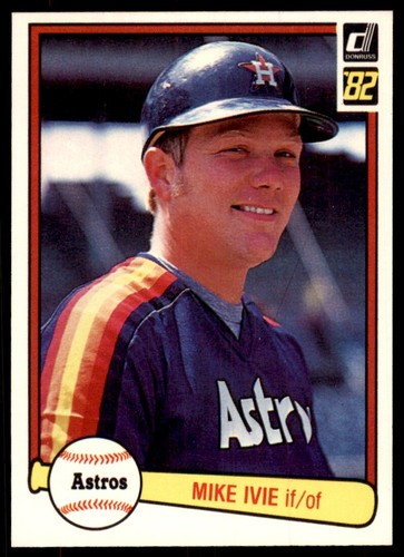 1982 Donruss Baseball Card Mike Ivie A Houston Astros #396 | eBay