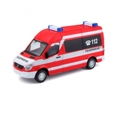 Bburago 18-32006F - Modellino - Mercedes Sprinter Feuerwehr ( Rosso ...