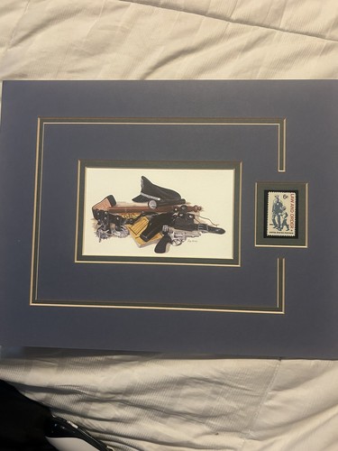 Police Law Enforcement Ray Neely Lithograph & Stamp Professionally ...