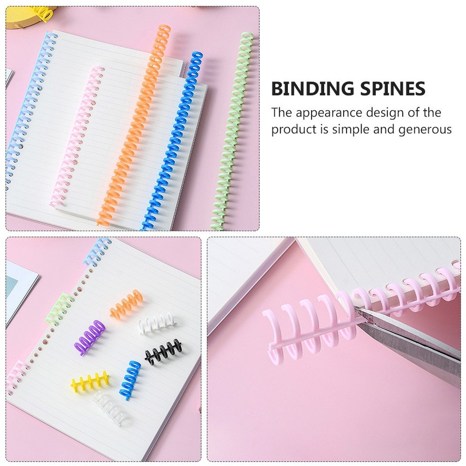 30 pcs Notebook Binding Spirals Comb Binding Spines Notebook Spiral ...