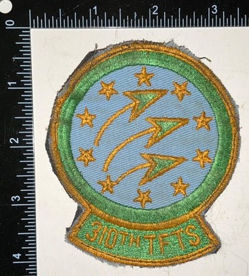 Cold War USAF 310th Tactical Fighter Training Squadron HOOK & LOOP ...