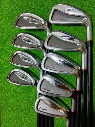 Fourteen PC-555 9-Piece Iron Set R Flex MD-60i Shafts Includes PW AW SW ...