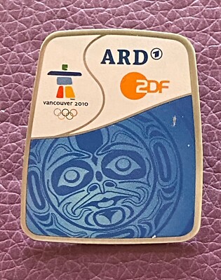 VANCOUVER 2010 - ARD OLYMPIC MEDIA PIN. | eBay