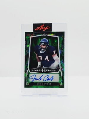 2025 Leaf Sports Heroes JIM COVERT Authentic Auto Autograph /9 🔥 | eBay