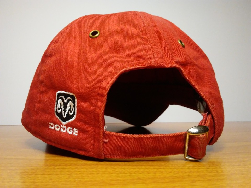 Dodge Ram Red Hat Cap Strap Back Adjustable Official Licensed Product ...