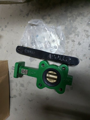 APOLLO VALVES 2" BUTTERFLY VALVE CAST IRON 10 POSITION HANDLE LC149021 ...