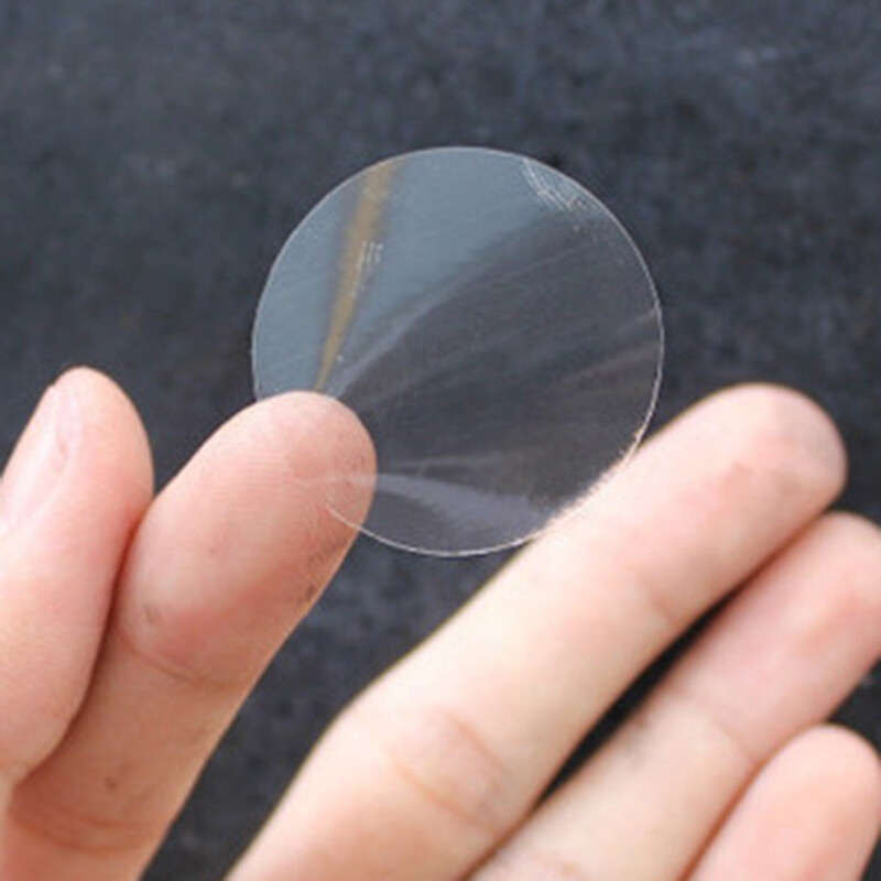 1000 15MM clear round sticker round transparent labels circle PVC ...