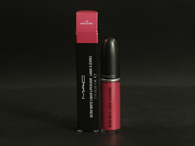 MAC RETRO MATTE LIQUID LIPCOLOUR - 133 METALLIC ROSE - BNIB | eBay