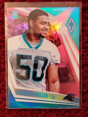 🏈2019 Panini Phoenix - Christian Miller - Pink Parallel #175 RC 133/199 ...