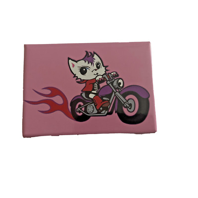 Vintage Magnet Good Kitty Bad Kitty Bike Flames Bored Inc BM1601 New ...