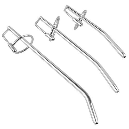 Male S/M/L Urethral Sounding Stainless Steel Long Insert Penis Plug ...