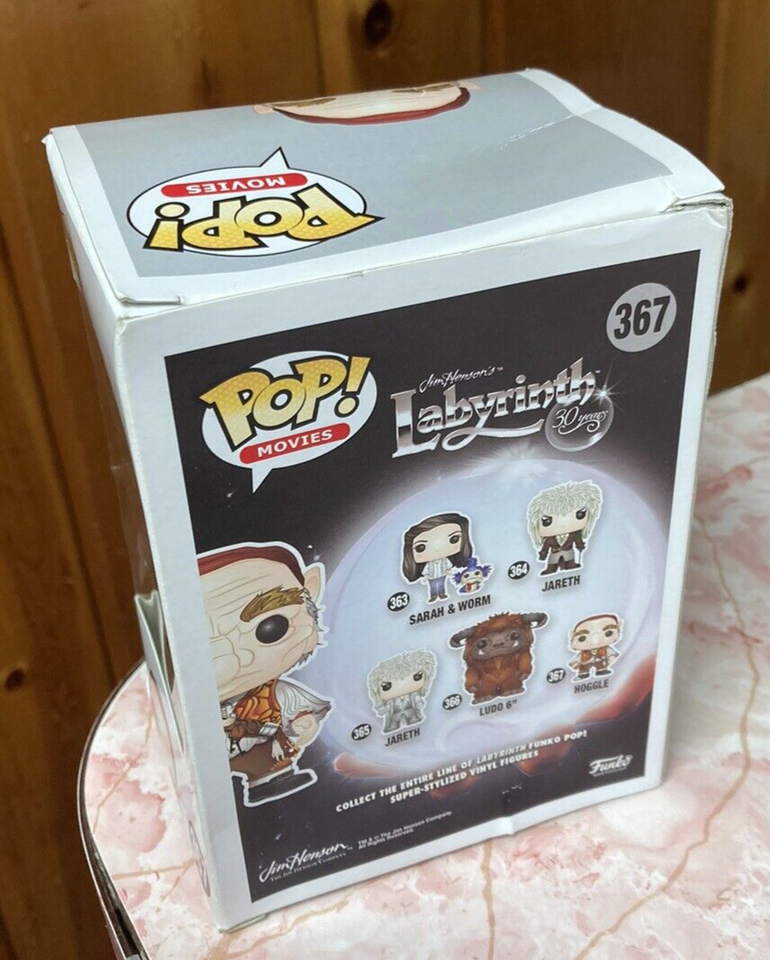 New Funko POP! Movies Labyrinth Hoggle #367 Vinyl Figure in original ...