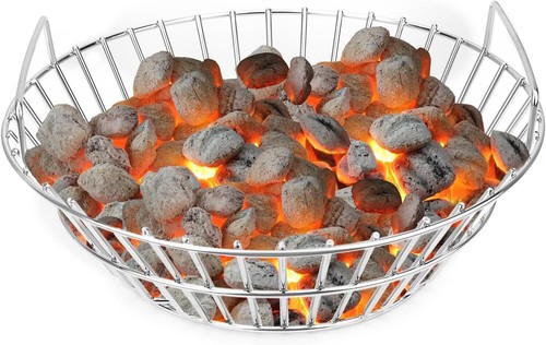 Stainless Steel Charcoal Ash Basket Fits for Large BGE, Kamado Joe ...