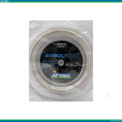 YONEX Badminton String - EXBOLT 63 (BGXB63-2) - 200M Reel - Multiple ...