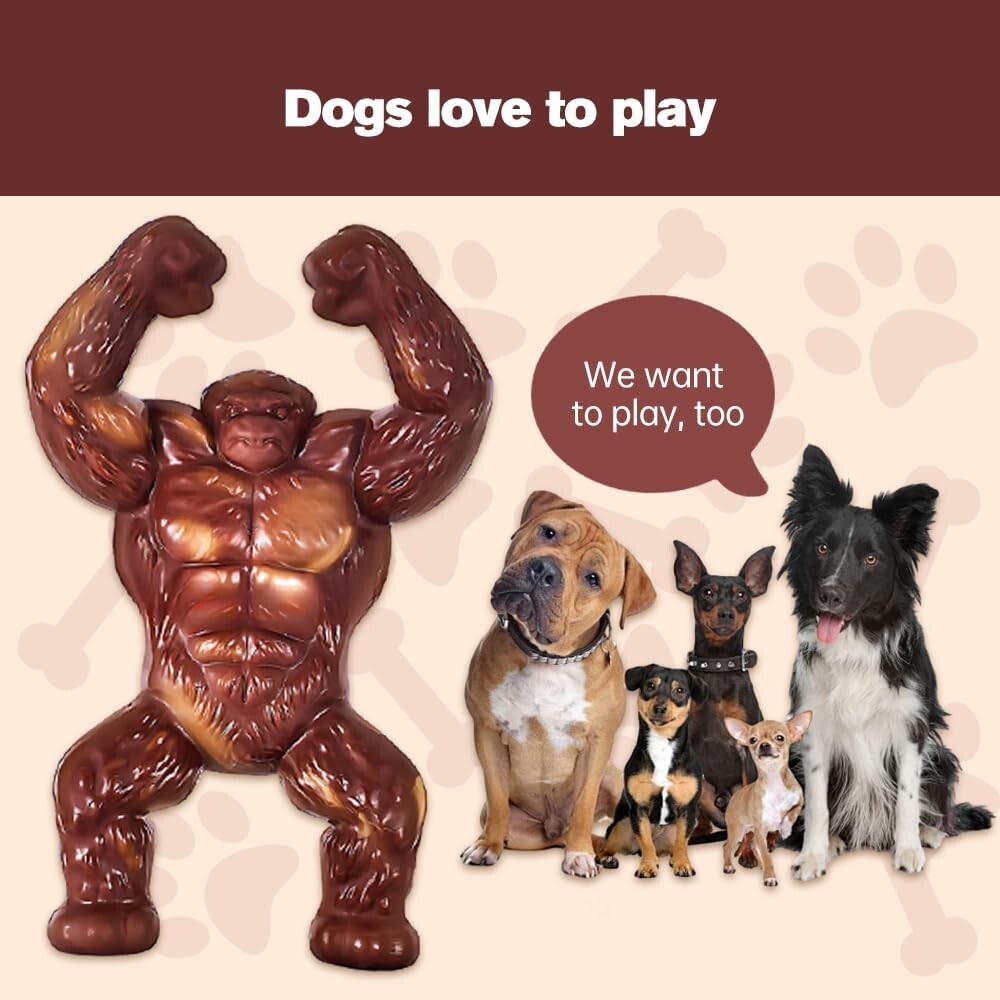 Indestructible Dog Toys Extreme Tough Interactive Toy for Aggressive ...