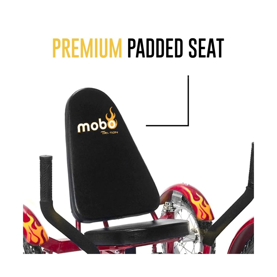 Mobo Triton Pedal Go Kart Trike. Kids 3-Wheel Bike. Youth Cruiser ...