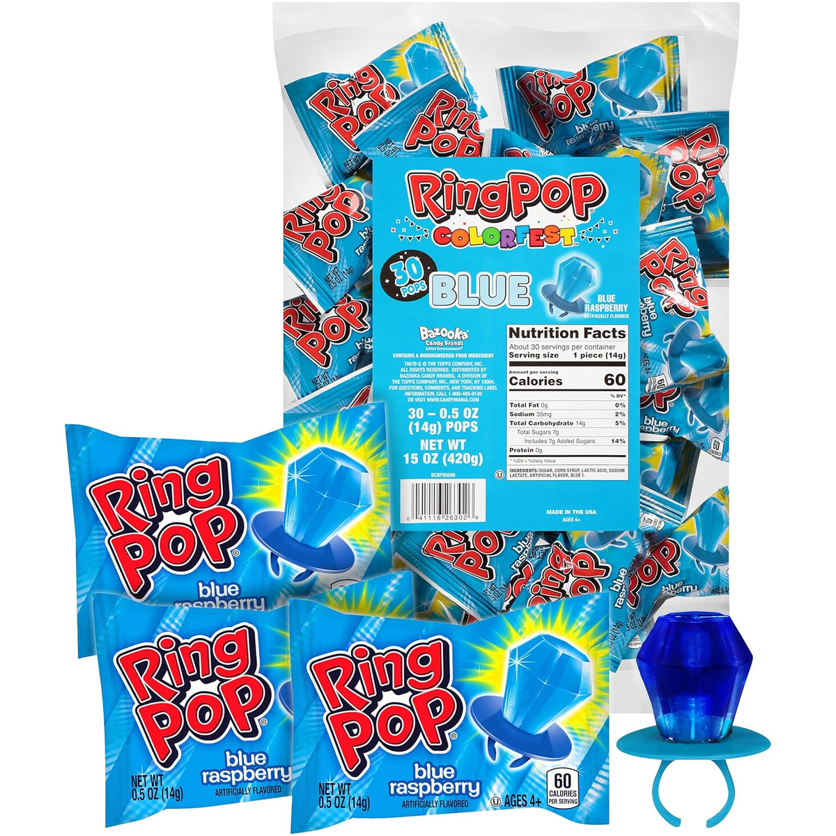 Blue Candy Ring
