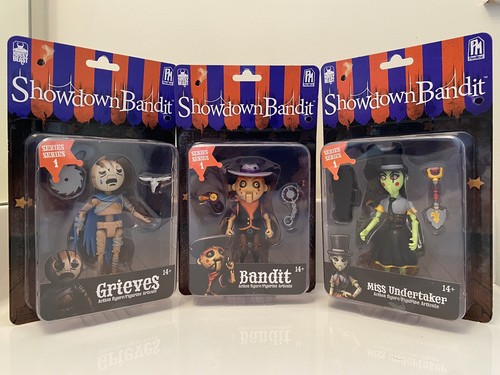 Showdown Bandits - Miss Undertaker, Bandit, &Grieves Figures Series 1 ...