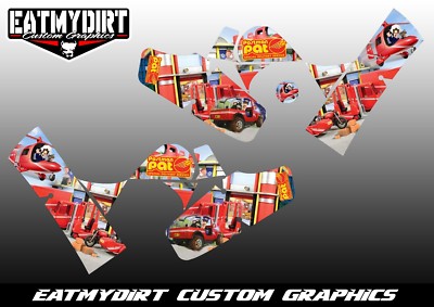 FOR SUZUKI LT50 CUSTOM GRAPHICS DECALS STICKERS LT 50 ATV QUAD MX ...