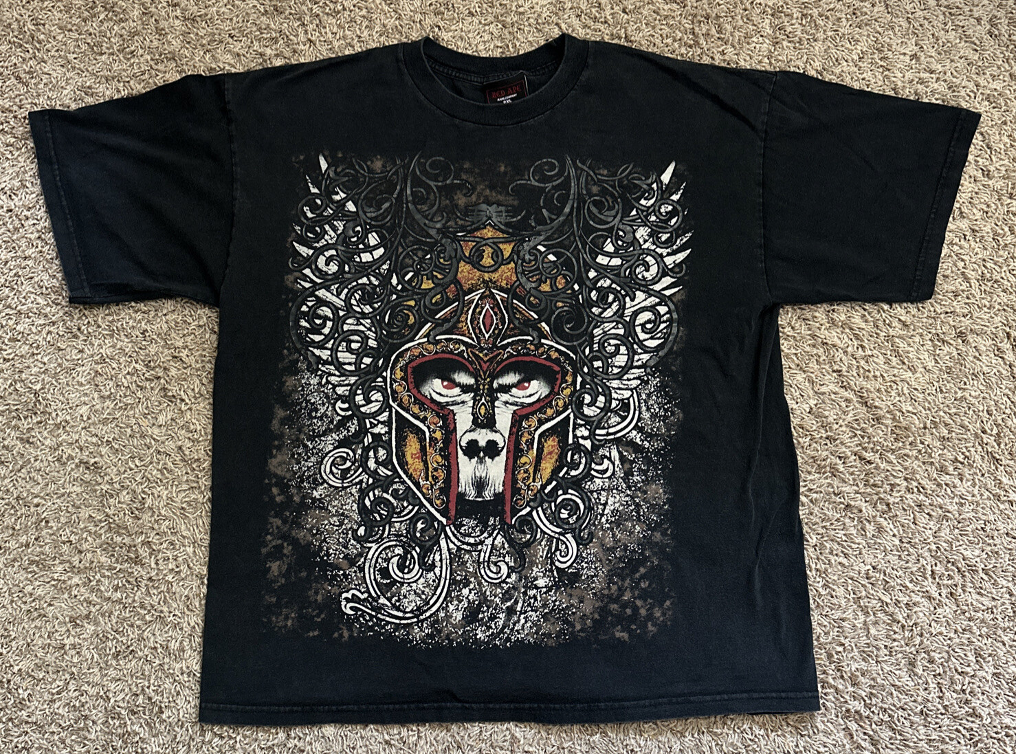 VINTAGE RED APE JEANS COMPANY MADE IN USA GRAPHIC T-S… - Gem