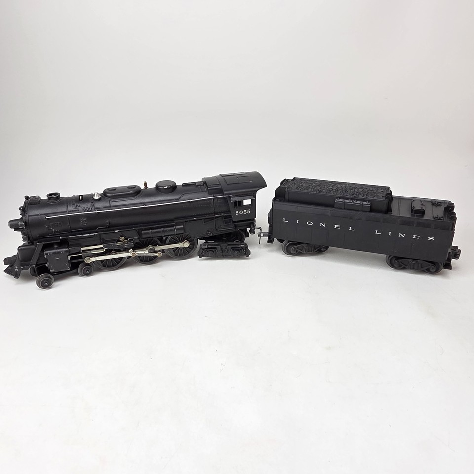 Lionel 2055 Locomotive and 6026W Tender Nice Condition w/ Boxes | eBay