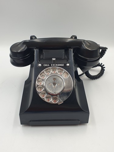 Vintage Rotary Dial Bakelite Telephone, Call Exchange, 1940s-50s | eBay