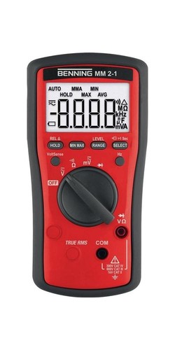 Benning Multimeter MM 2-1 0,01 mV – 600 V AC/DC TRUE RMS 4014651446915 ...