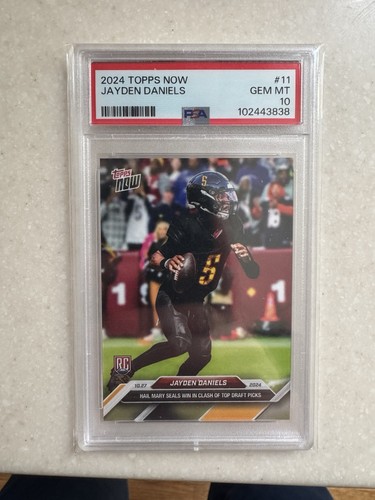 Jayden Daniels PSA 10 Rookie Card Mint Condition | eBay