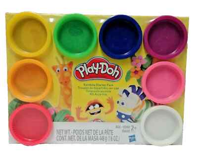 Play-Doh 8-Pack Rainbow Starter Pack Non-Toxic Modeling Compound with 8 ...