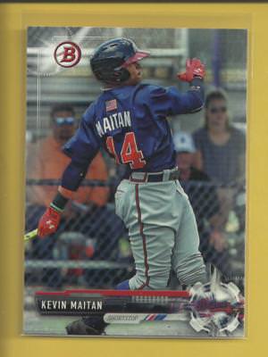Kevin Maitan RC 2017 Bowman Draft Prospects Rookie Card # BD-160 ...