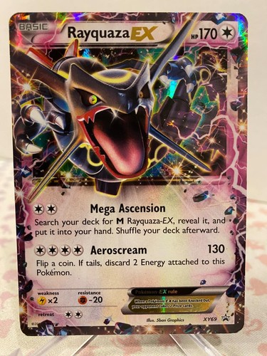 Rayquaza EX (Shiny) - XY 69 - XY Promo - DMG | eBay