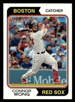 2023 Topps Heritage Connor Wong #366 Boston Red Sox Baseball Card | eBay