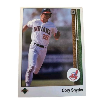 1989 Upper Deck #170 Cory Snyder Cleveland Indians Guardians Baseball ...