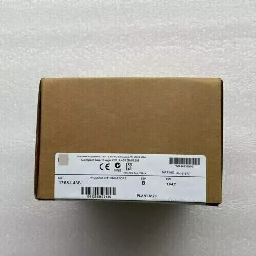 New Factory Sealed AB 1768-L43S SER B Compact I/O 16Pt PLC Input Module ...