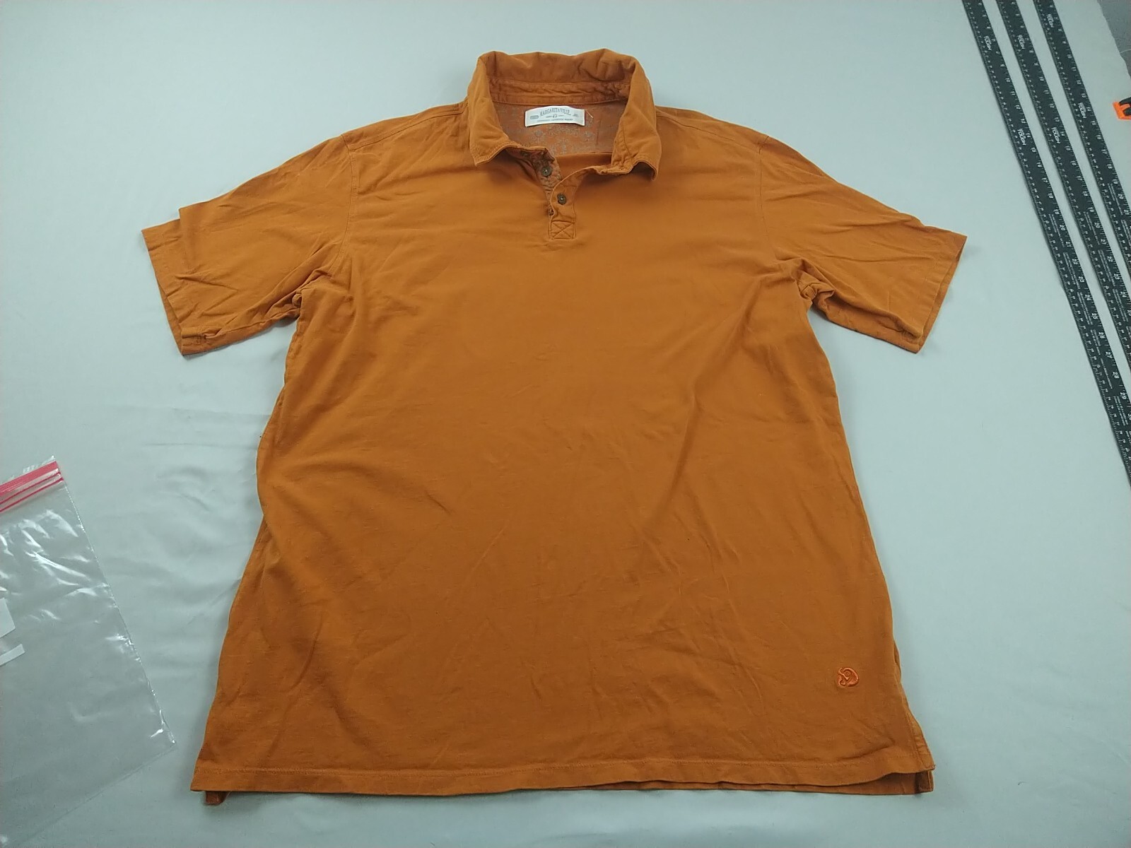 Margaritaville Collared Shirt Men's XL Rust Short Sle… - Gem