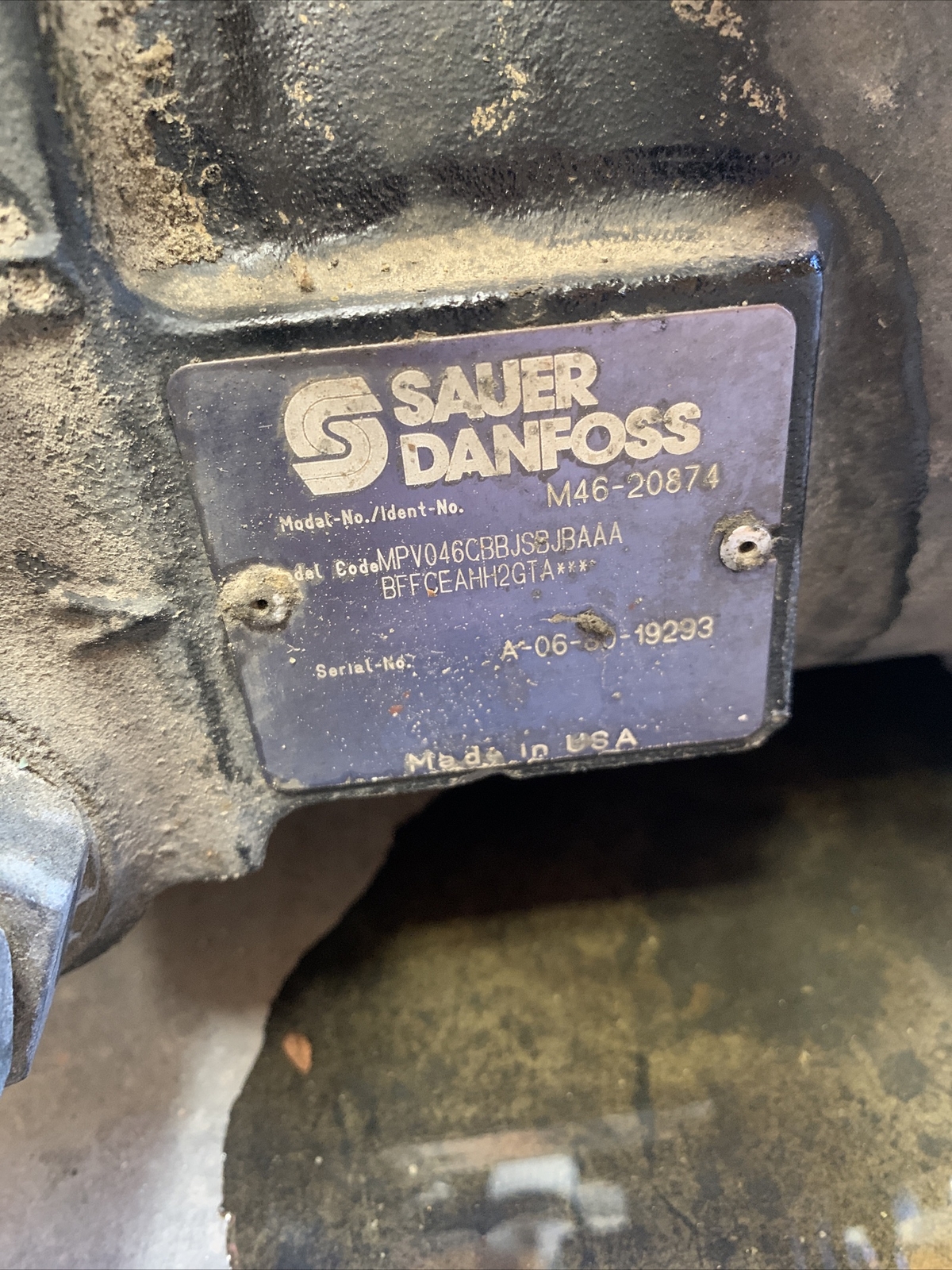 sauer danfoss hydraulic pump M46 | eBay